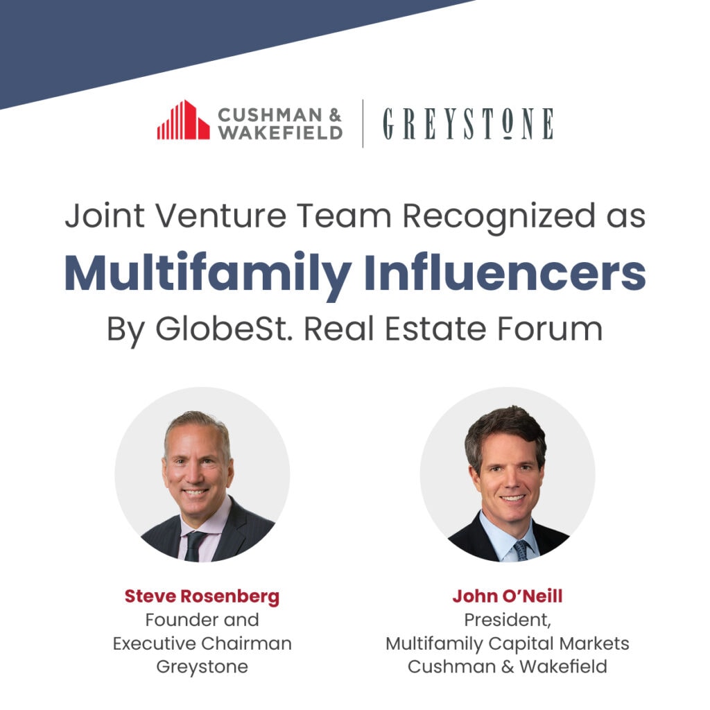 GlobeSt: Multifamily Influencers Award - Greystone